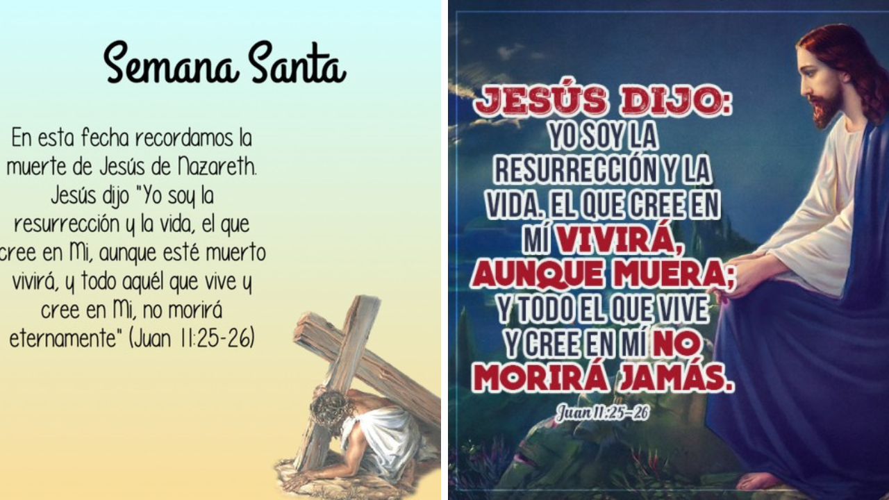 Imágenes de Semana Santa, 15 retratos con frases religiosas para ...