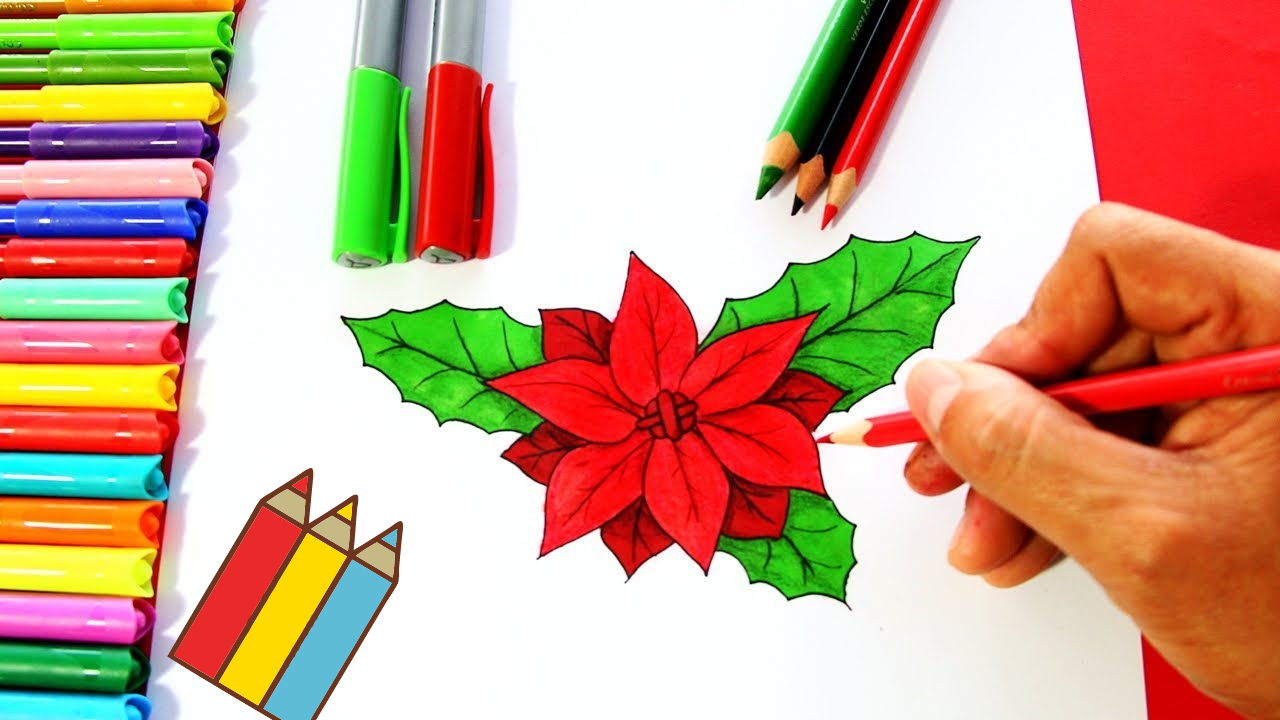 Imágenes de flores de Pascua para dibujar, ¿cómo diseñarlas y cuál es ...