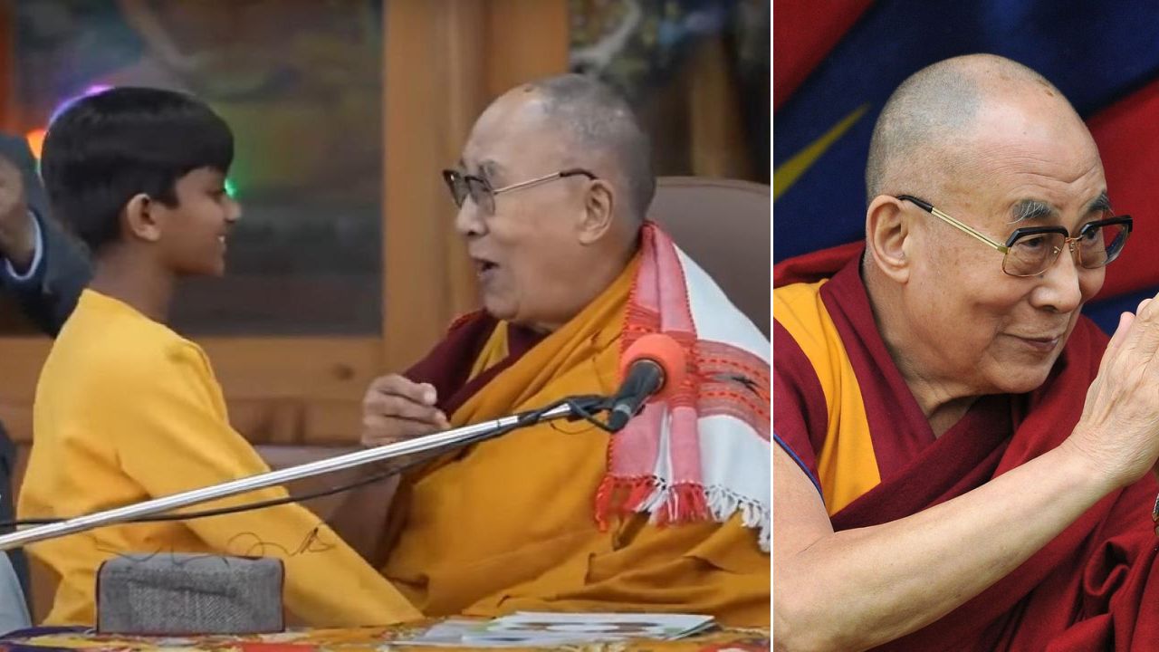 Video de Dalái Lama besando a un niño, ¿cuál es la polémica del líder ...