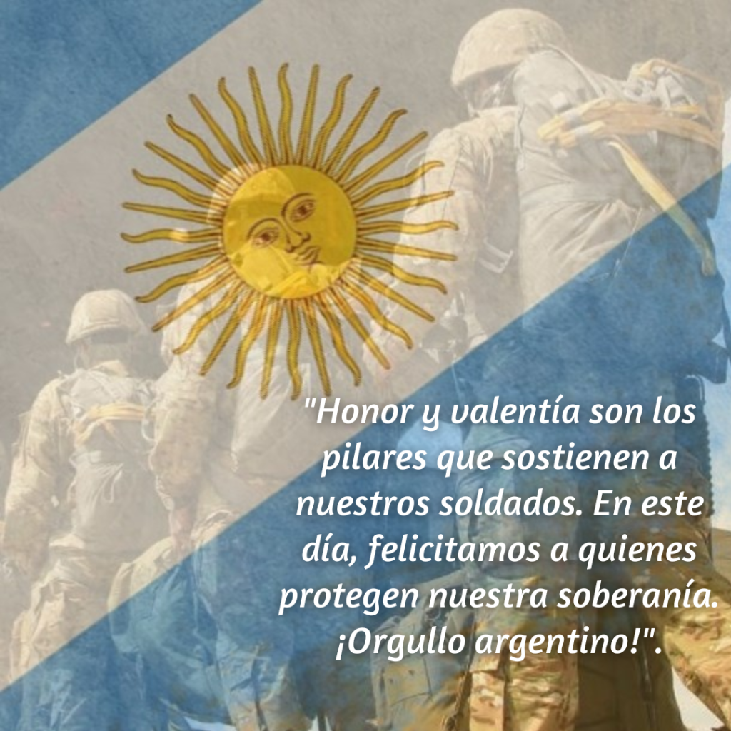 Imágenes de felicitación del Día del Ejército Argentino, para dedicar ...