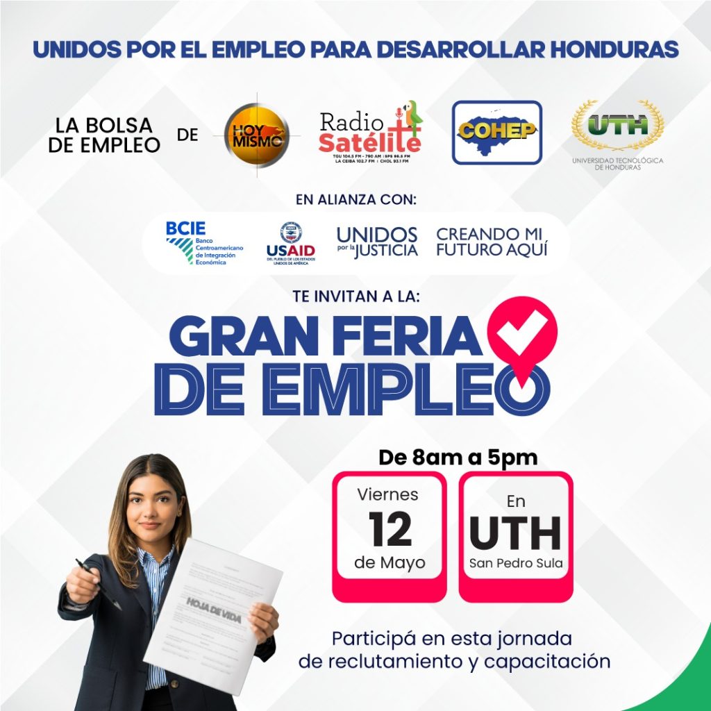 ¿Hondureño, estás en busca de empleo? Aquí hay 1,000 plazas a las que ...