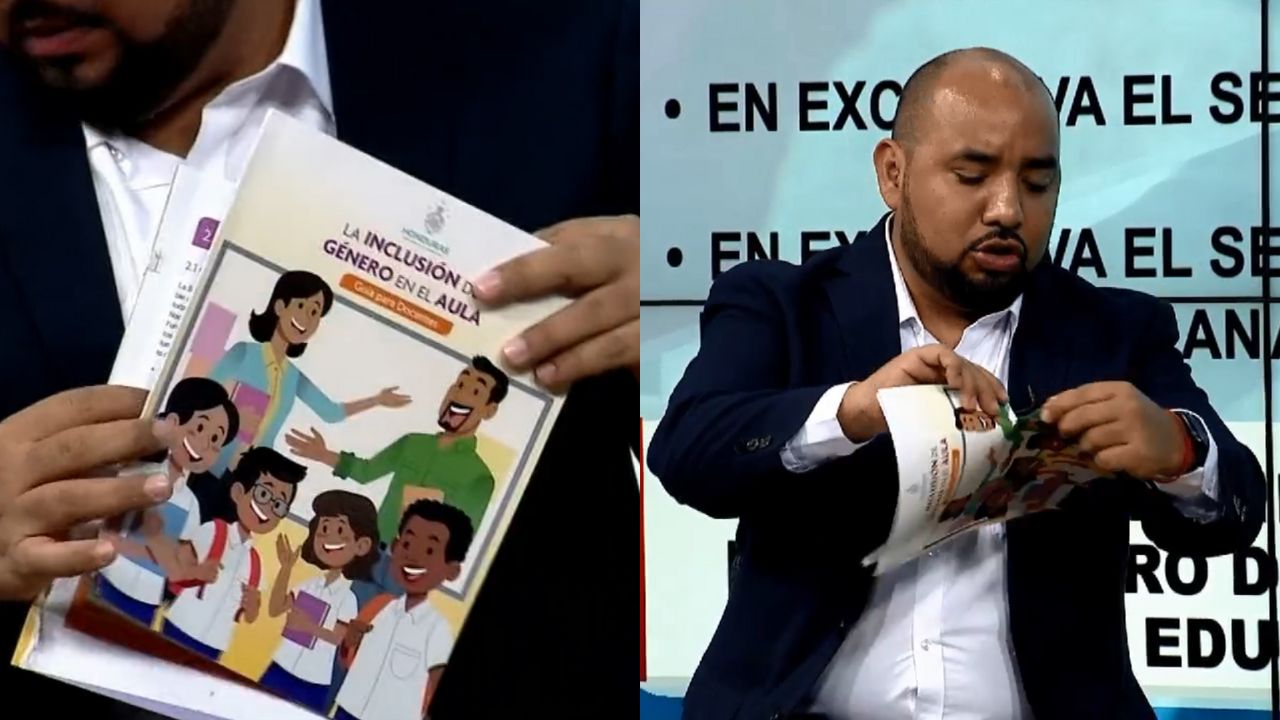 VIDEO: Momento en que Daniel Sponda rompe guía de inclusión de género ...