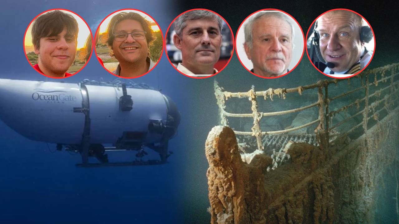 Ellos son los cinco fallecidos en la implosión del submarino Titán