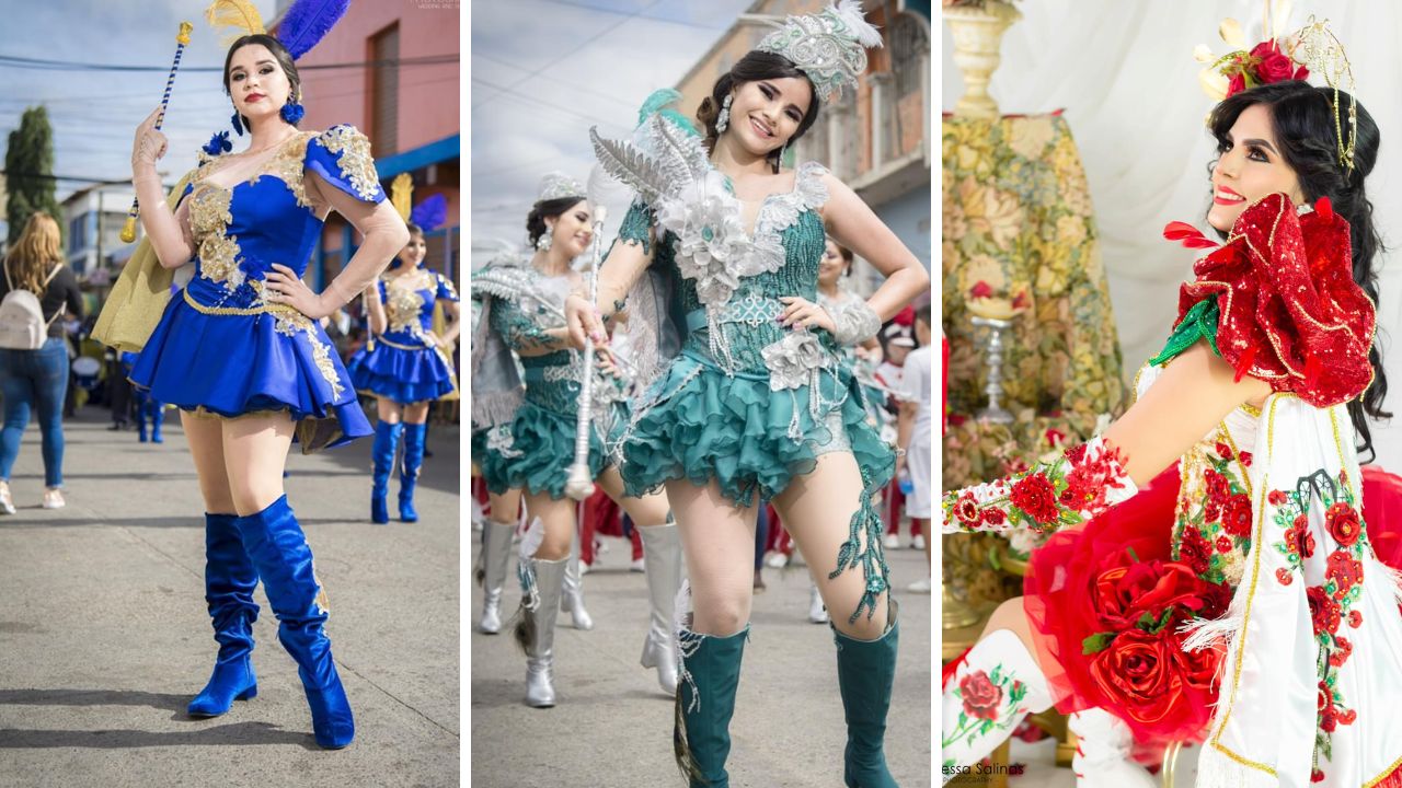 Palillonas, belleza y tradición en los desfiles patrios de Honduras