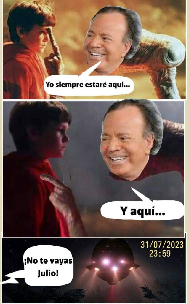 ¡Pasó volando! Los mejores memes del mes con referencia a Julio Iglesias
