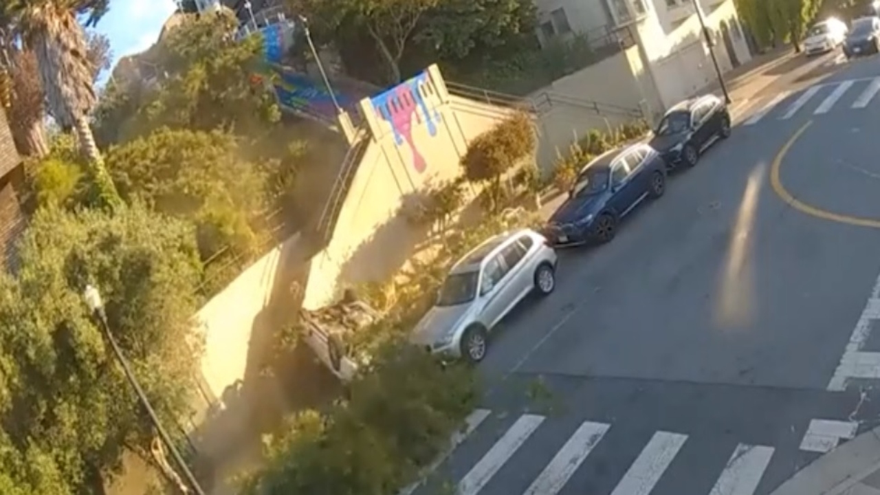 Impresionante accidente vial en EE. UU. quedó en vídeo: vehículo salió ...