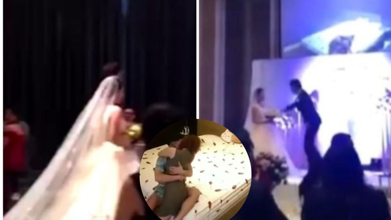 VIDEO: Hombre expone infidelidad de su novia en plena boda