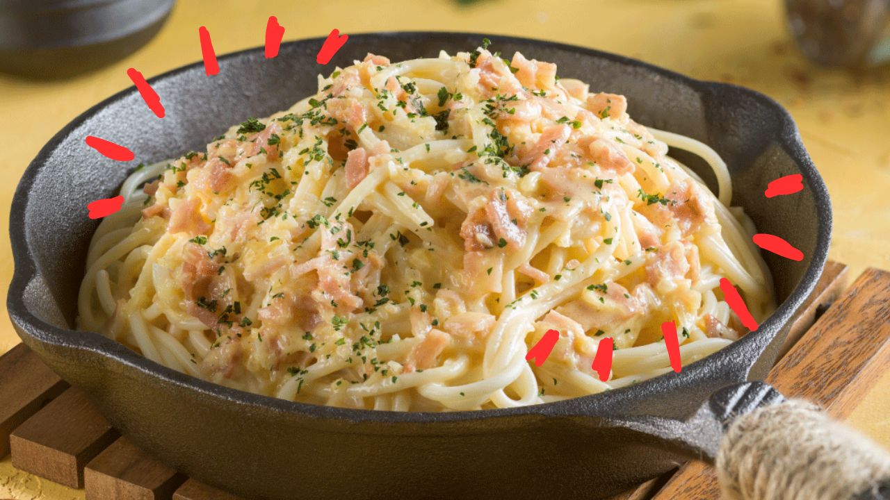 Pasta carbonara receta, disfruta preparando este platillo italiano