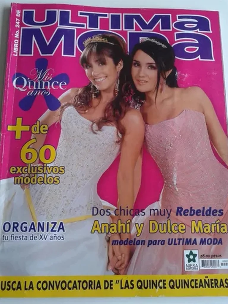 Anahí a los 15 años, así lucia joven la vocalista de 'RBD'