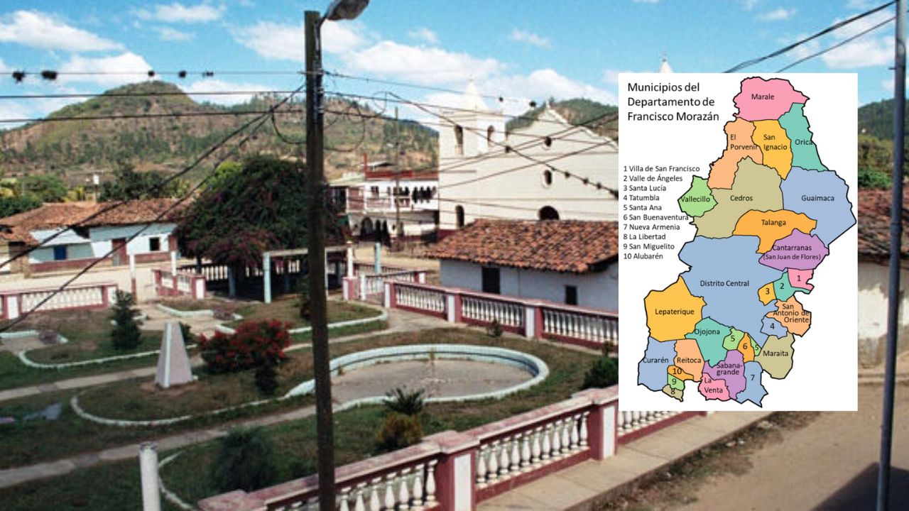 ¿Cuáles son los municipios de Francisco Morazán, Honduras?