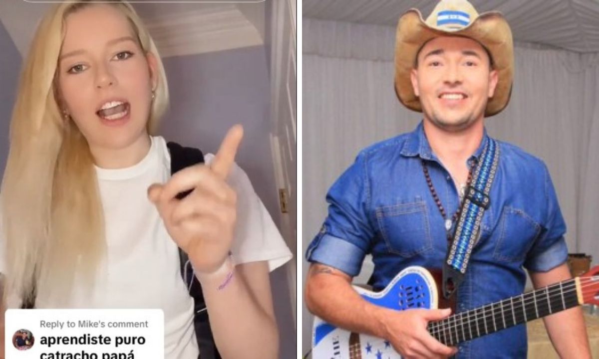 'Gringuita catracha' sorprende cantando 'Hablo español' de Polache