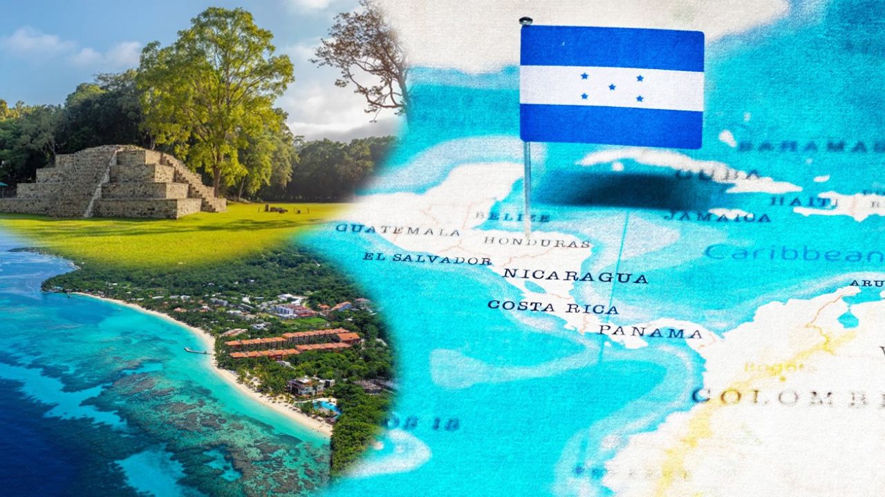 honduras political map