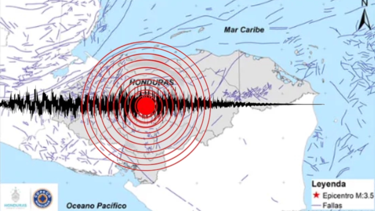 Sismo De Magnitud 3 5 Se Registró En El Centro De Honduras No Se