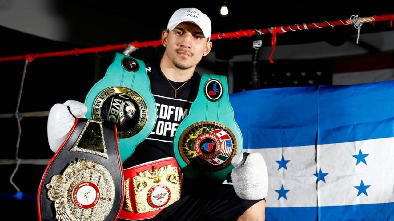 Boxeador hondureño: Teófimo López conquistó el mundo como un gran campeón