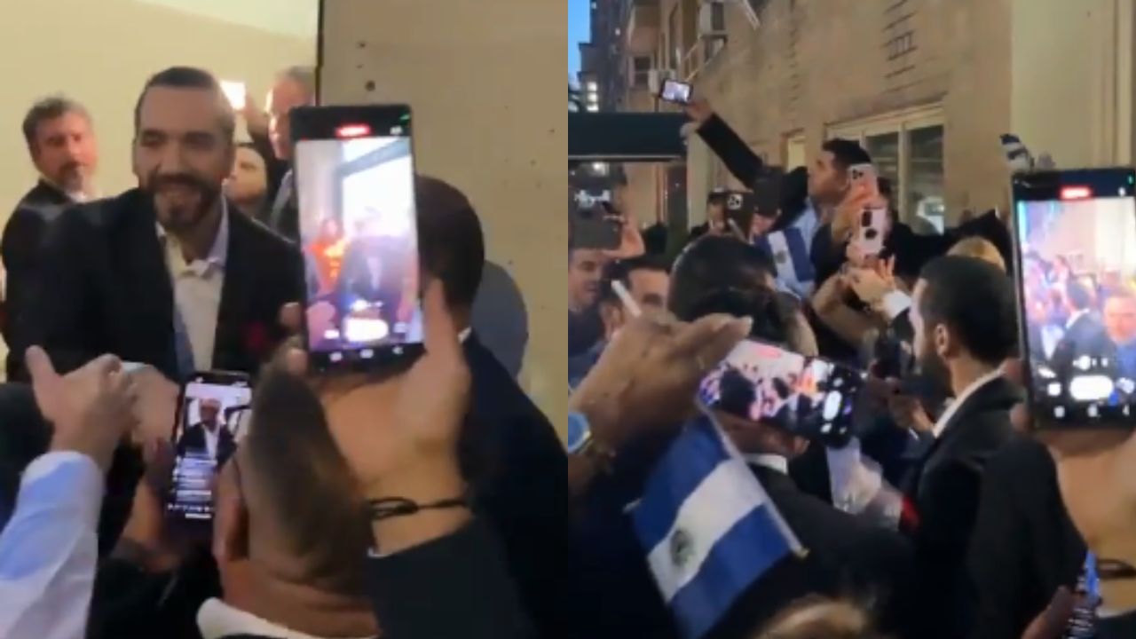 ¡Bukele, Bukele! El caluroso recibimiento a Nayib Bukele en Nueva York