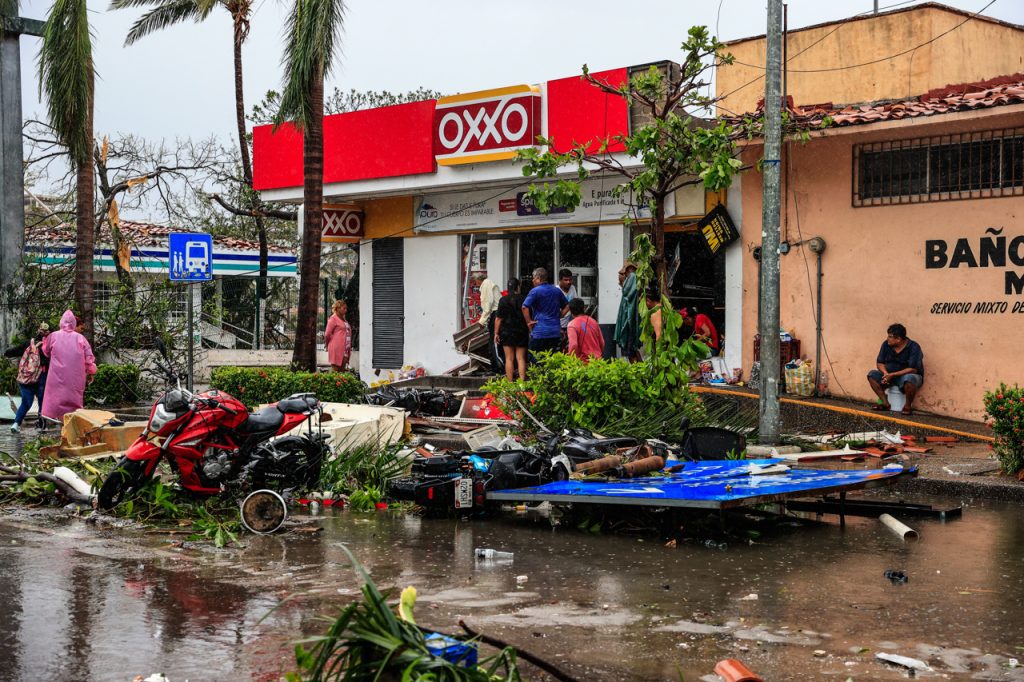 Impactantes imágenes de la destrucción que dejó Otis en México
