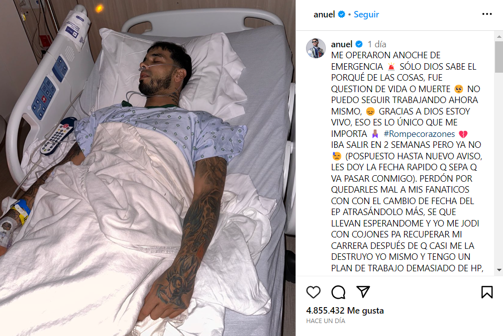 ¿Fallece Anuel? En redes sociales se viraliza el rumor de que el ...