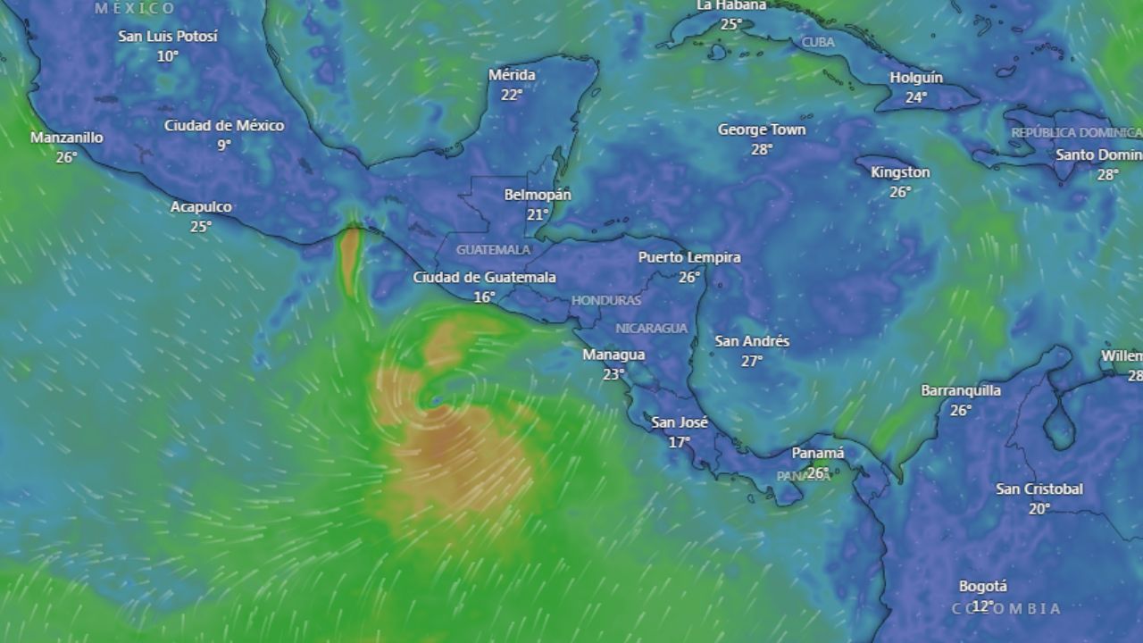 EN VIVO: Siga la trayectoria de la tormenta tropical Pilar que provocará lluvias en Honduras