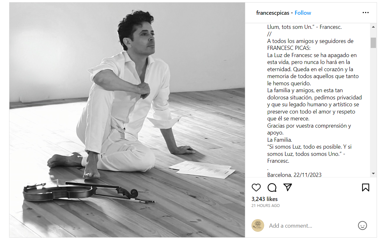 Francesc Picas y su pareja: ¿Tenía novia el integrante de 'Locomía' que ...