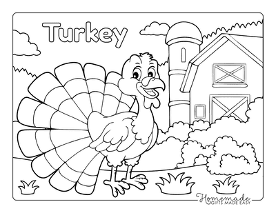 Pavo de Thanksgiving dibujo para imprimir y colorear: actividades para ...