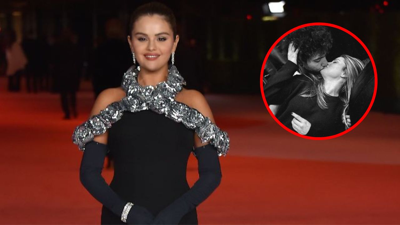 ¡HOT! Este fue el apasionado beso entre Selena Gómez y su nuevo novio