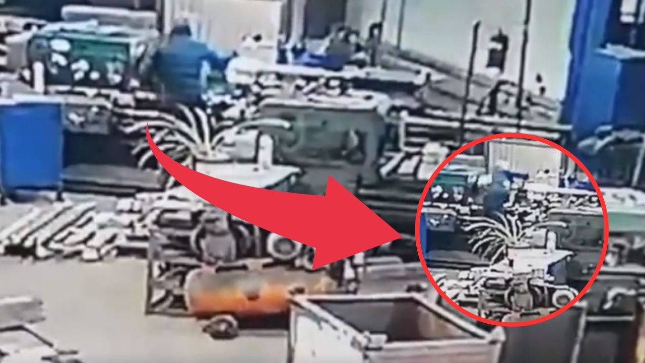 'Lathe machine incident' video original: circula en Twitter la ...