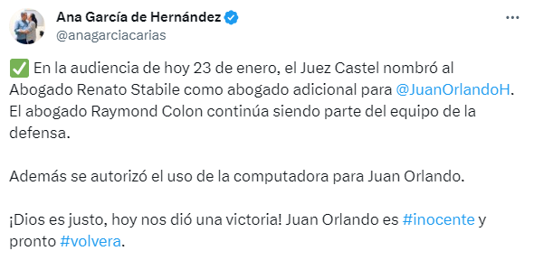 Así es Renato Stabile, quien fue nombrado como abogado adicional de JOH