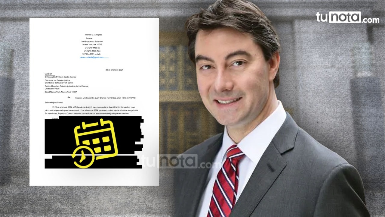 Nuevo abogado de JOH pide aplazar juicio de 90 a 180 días