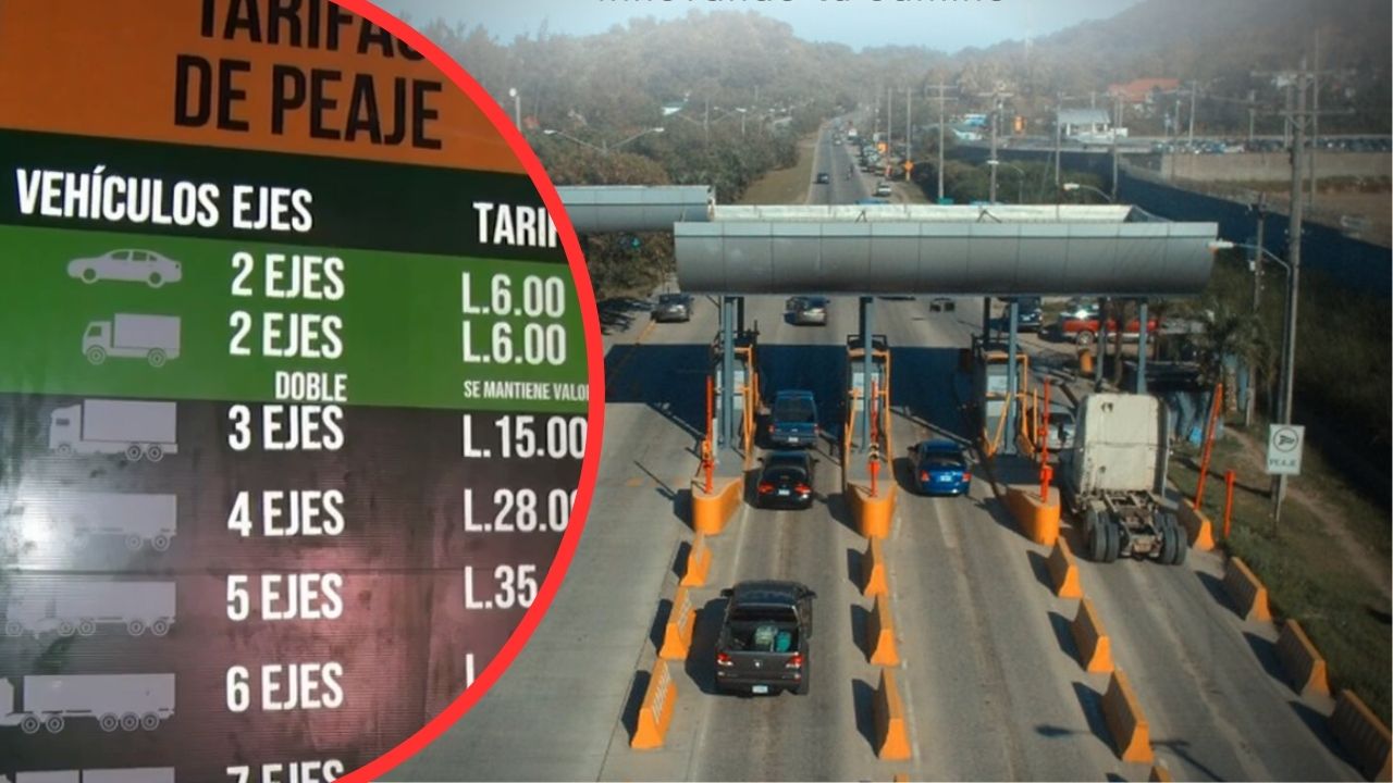 Trancazo a tarifa de peaje en Puerto Cortés a partir de hoy