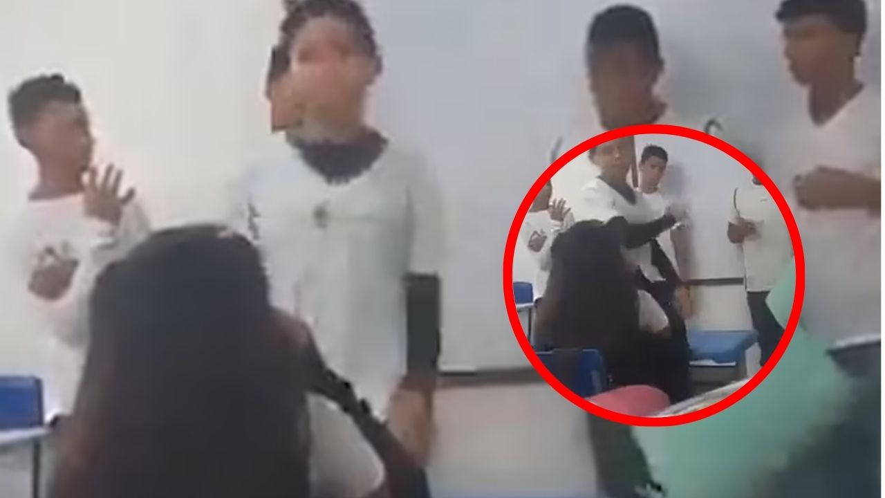 Pen girl video original Twitter: la grabación de un alumno atacando a ...