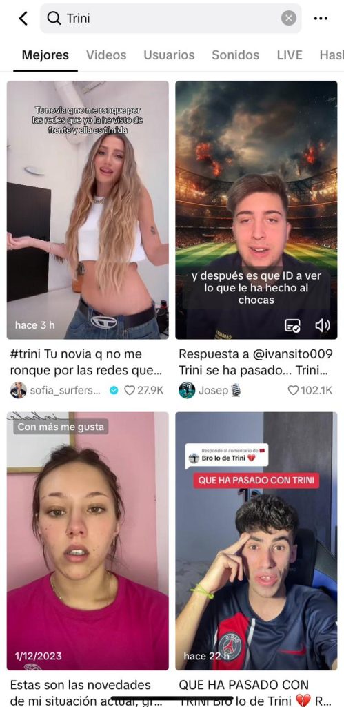 Trini polémica youtuber, ¿es ella la que sale en el video que se viralizo?
