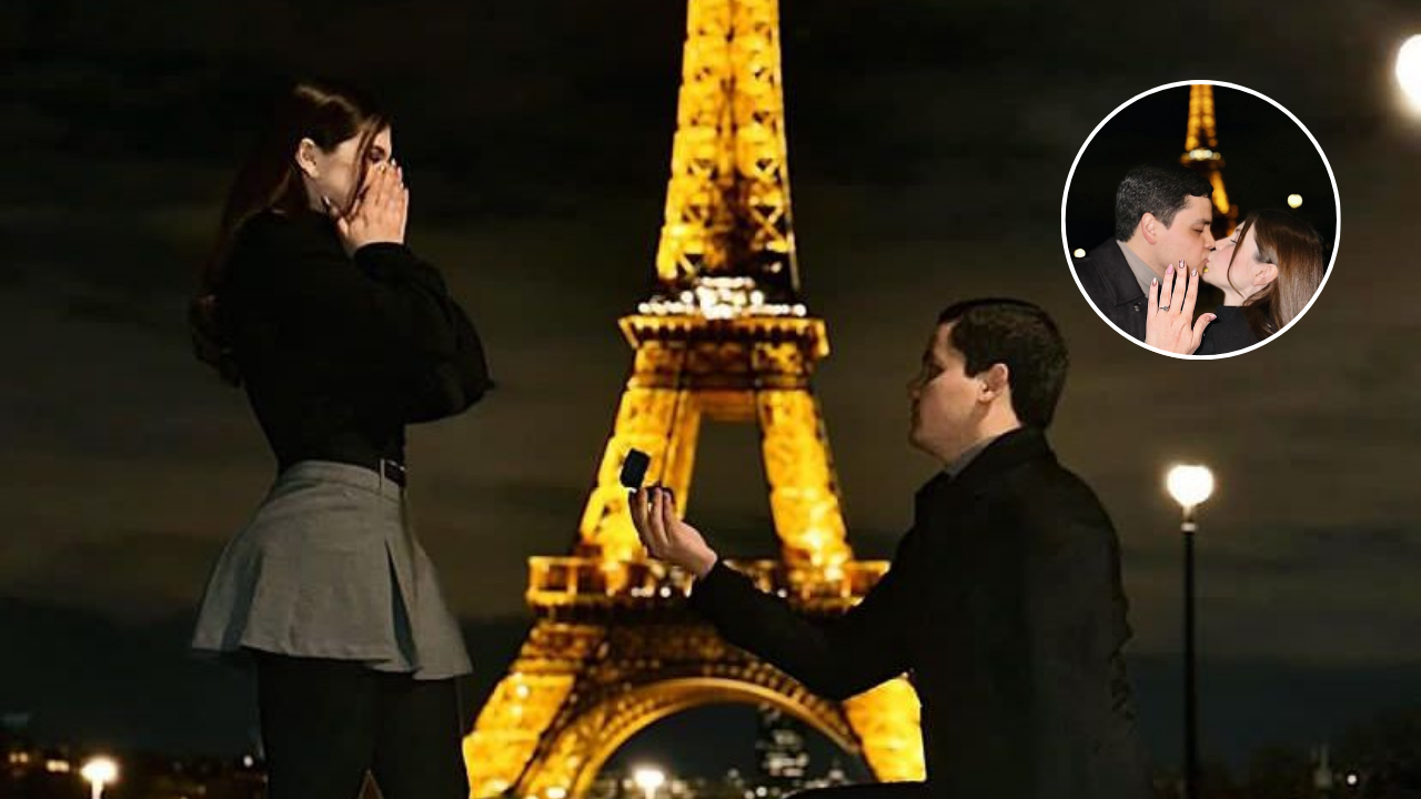 Esposo de Ana Gastelum, Kevin Castro le pide matrimonio en París