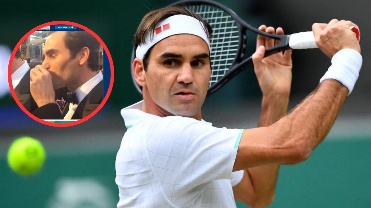 VIDEO: Roger Federer se bebe shot de tequila en los Óscar 2024