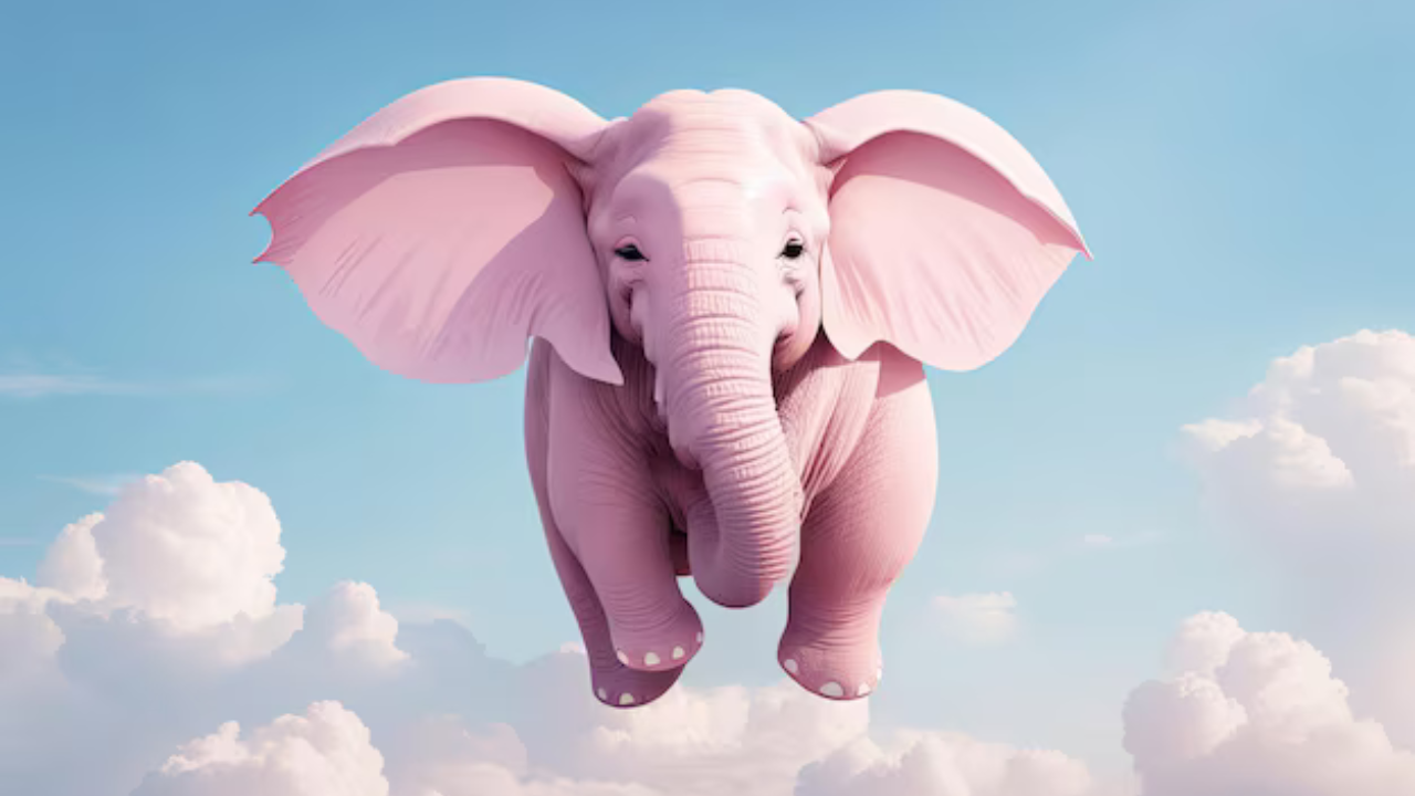 Que significa imaginar elefantes rosas, ¿relación con alucinaciones?