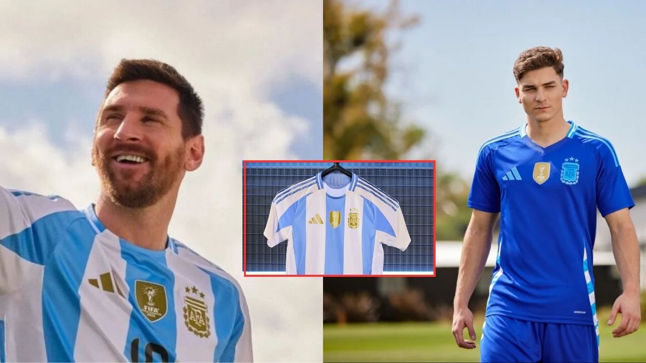 Messi luce la nueva camiseta de la Selección Argentina ¿Ya la viste?