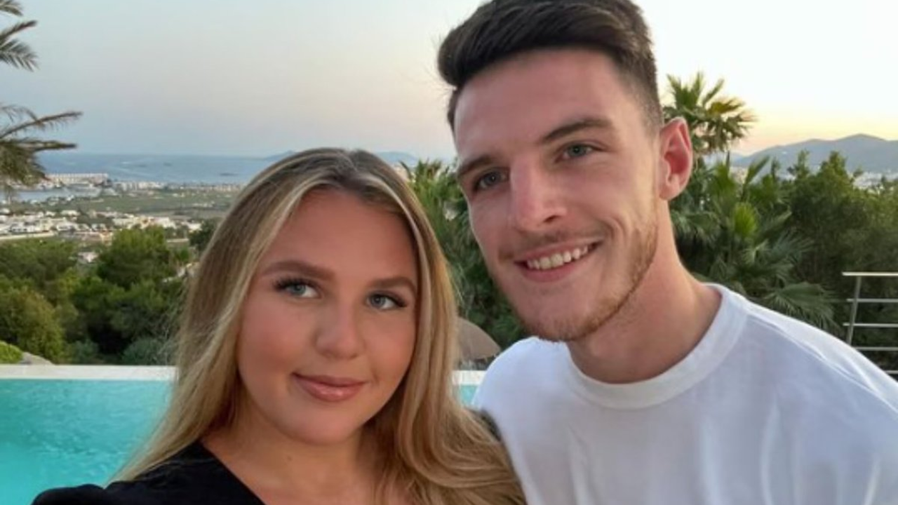 Declan Rice y su esposa, edad y a qué se dedica Lauren Fryer