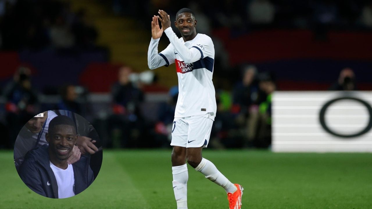 ¿Molesto? Dembélé reacciona tras eliminar al Barcelona de la Champions ...