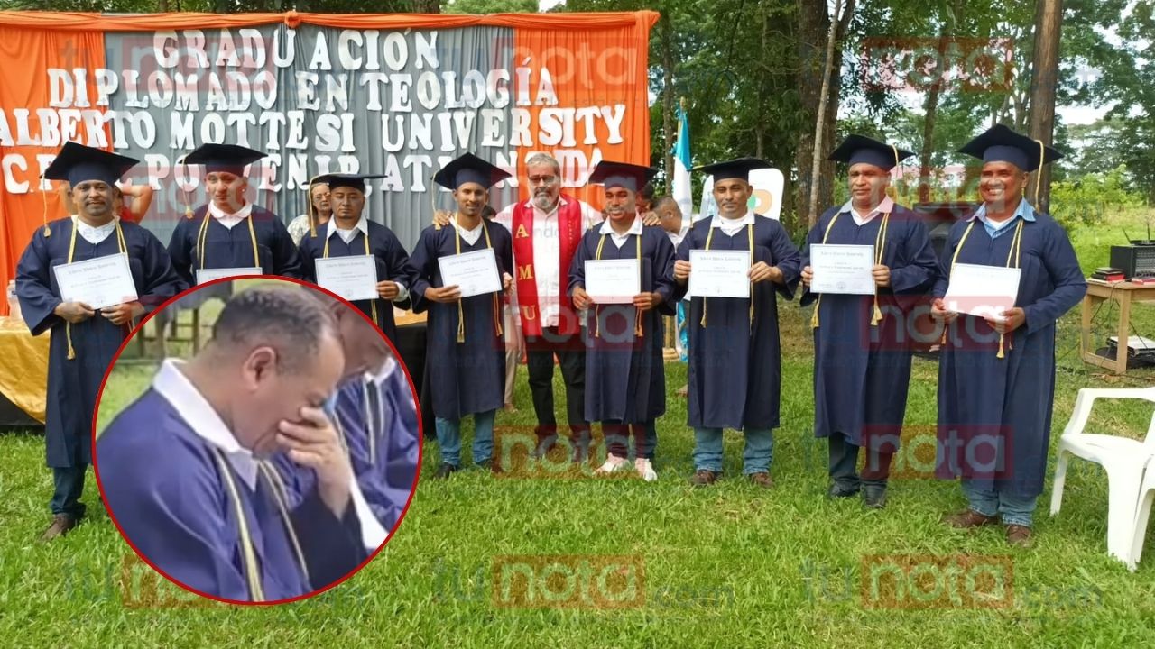 'Agradecidos con Dios': reos se gradúan de Teología en cárcel de Atlántida