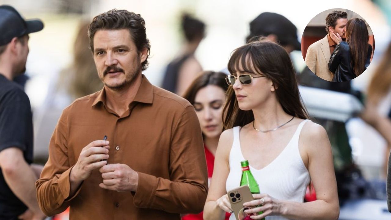 Dakota Johnson Chris Martin: captan a la actriz besándose con el recocido Pedro Pascal en las ...