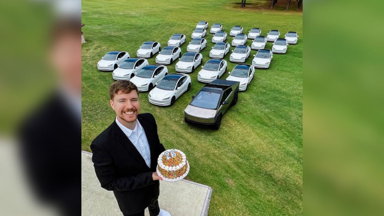 Famoso 'influencer' regalará carros Tesla, así puedes participar