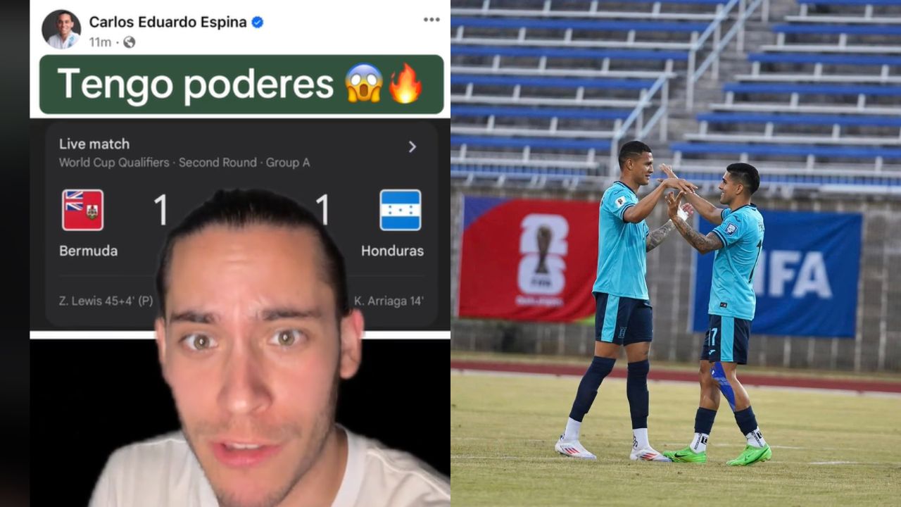 Influencer Carlos Espina asegura que 'ayudó' a Honduras a ganar contra ...