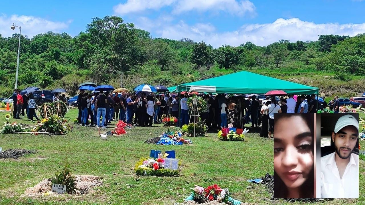 Dan último adiós a pareja luego de ser encontrados sin vida en Tatumbla, FM