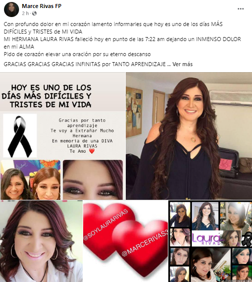 ¿Quién era Laura Rivas?, edad, de qué murió y mensajes de despedida