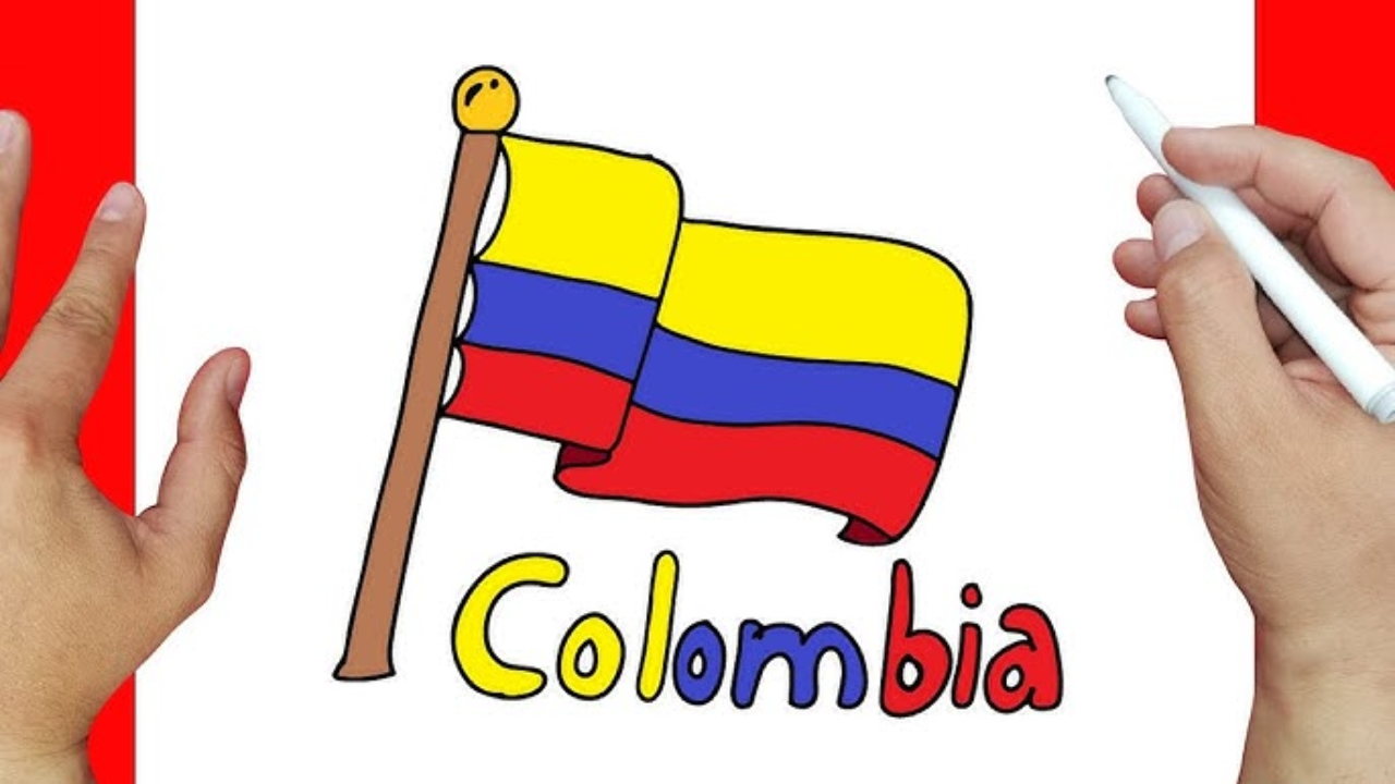 Bandera de Colombia para colorear e imprimir: ¡Diviértete, aprende y ...