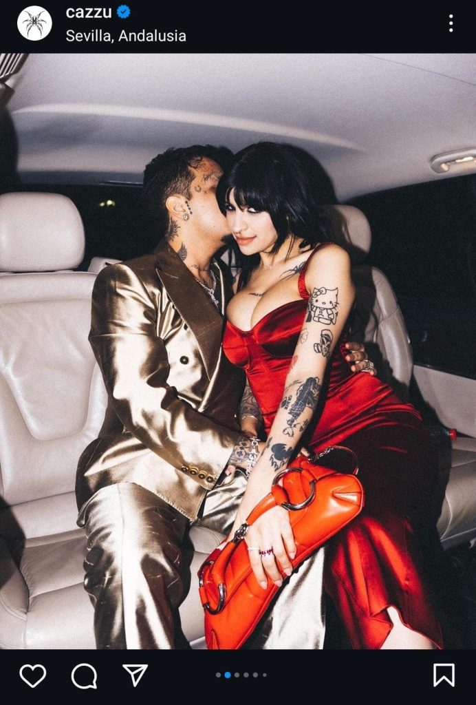 Cazzu aún no borra fotografías con Christian Nodal, tras su boda con Ángela Aguilar