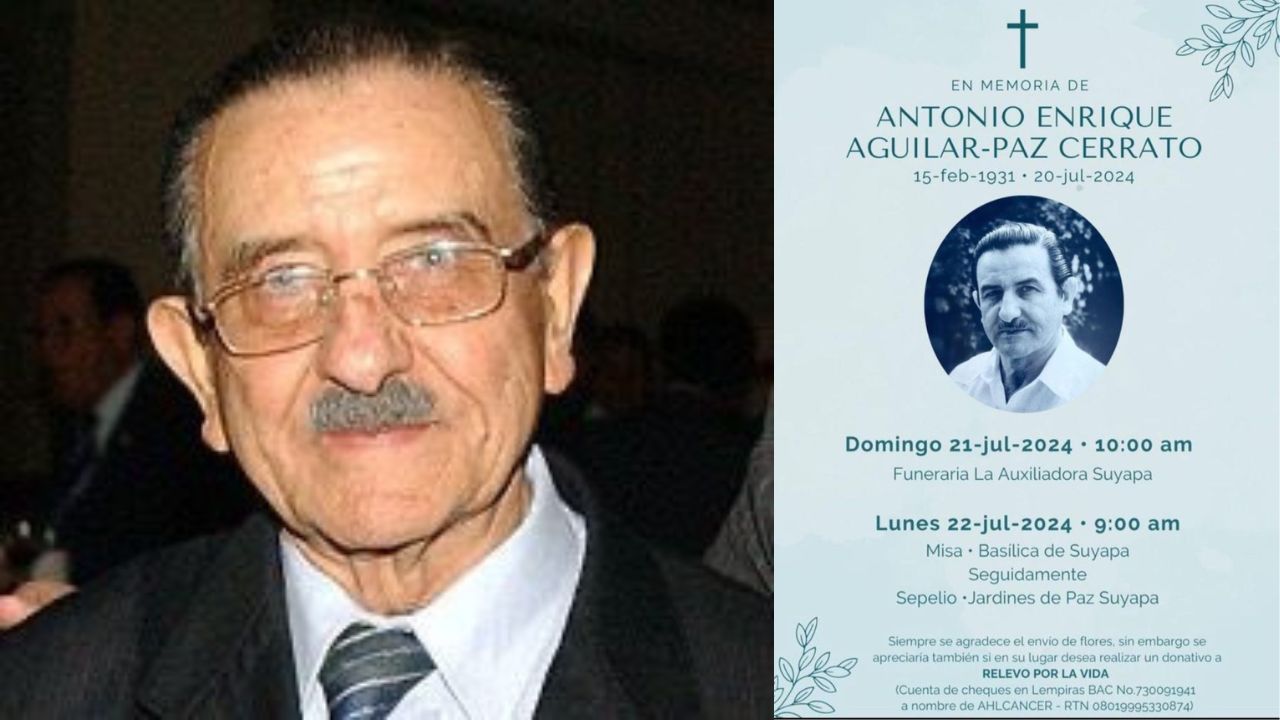 Fallece el reconocido médico Enrique Aguilar Paz Cerrato