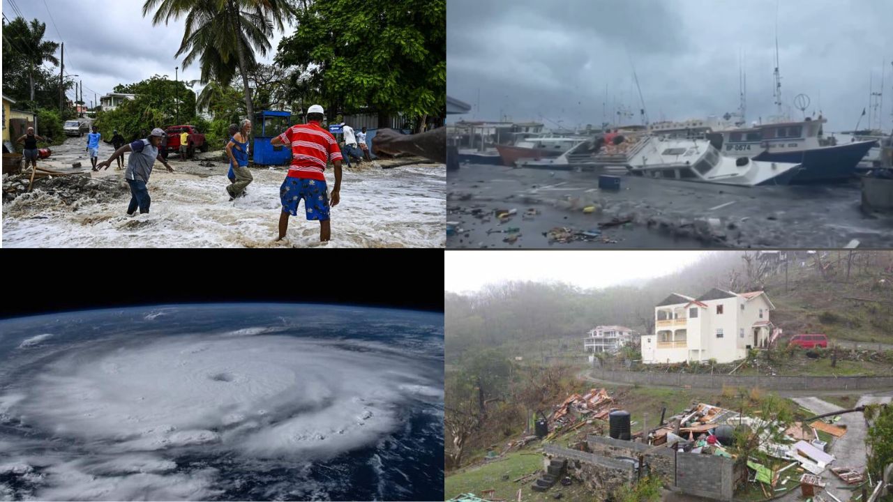 El huracán Beryl se ensaña con la isla de Granada y provoca "grandes daños"