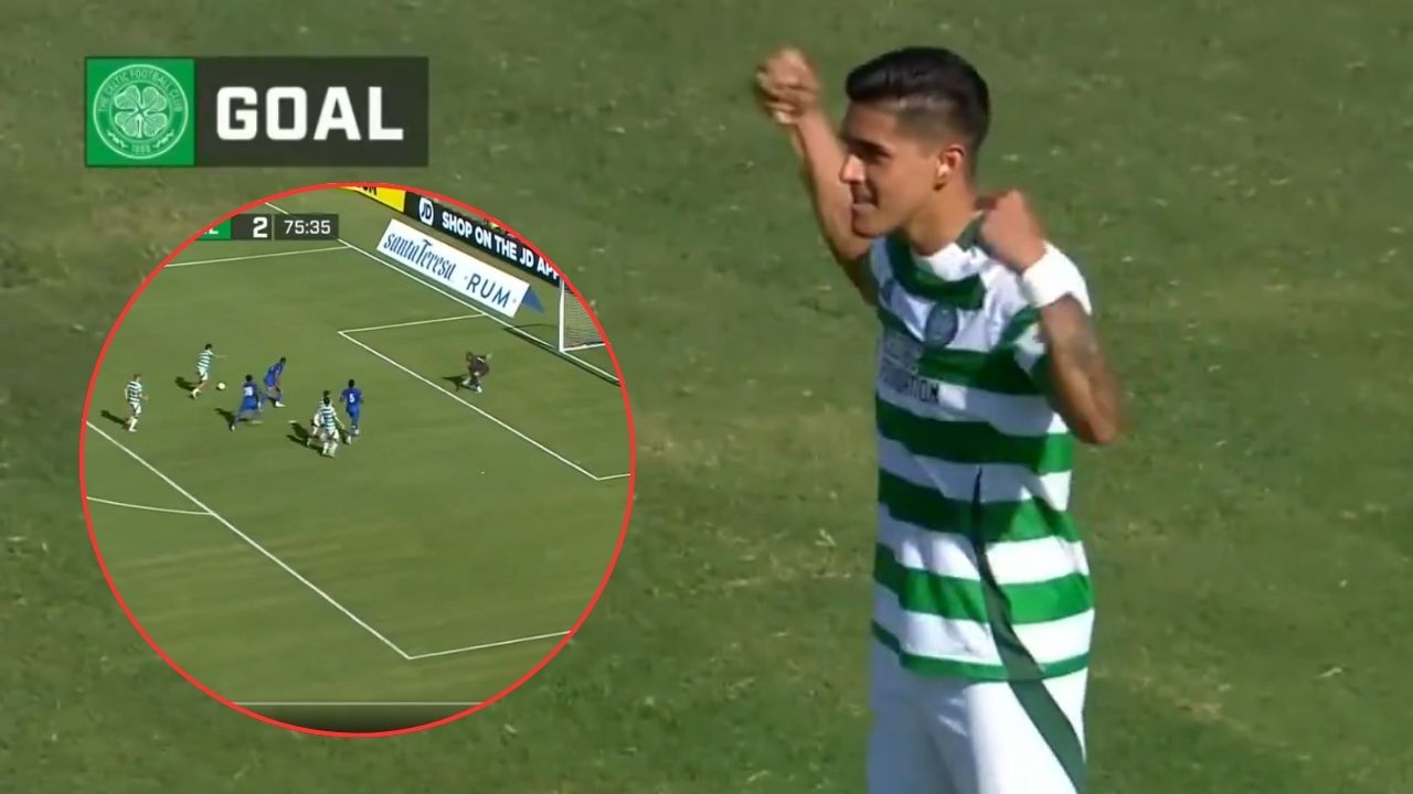 Luis Palma sigue brillando en la pretemporada del Celtic: goleó al Chelsea