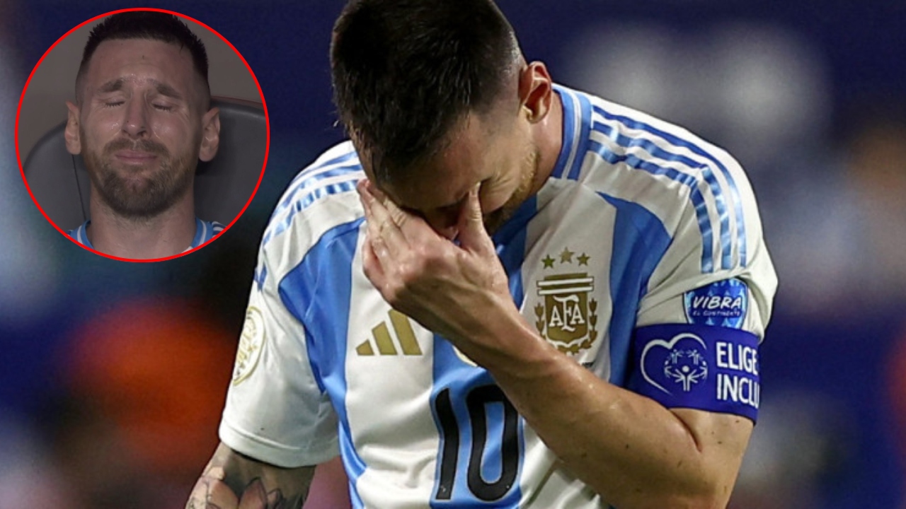 Messi se lesiona y abandona la final de la Copa América entre lágrimas