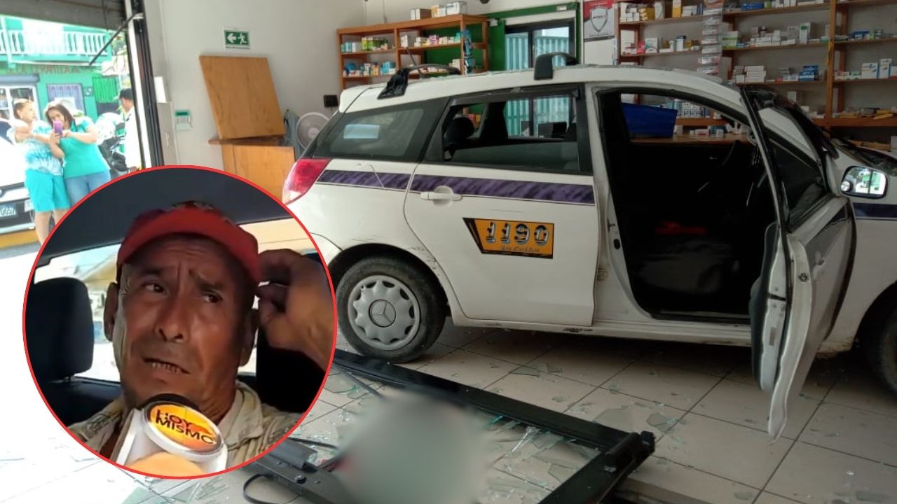 Taxista ceibeño se mete con su carro a farmacia: 'Quería apachurrar el ...